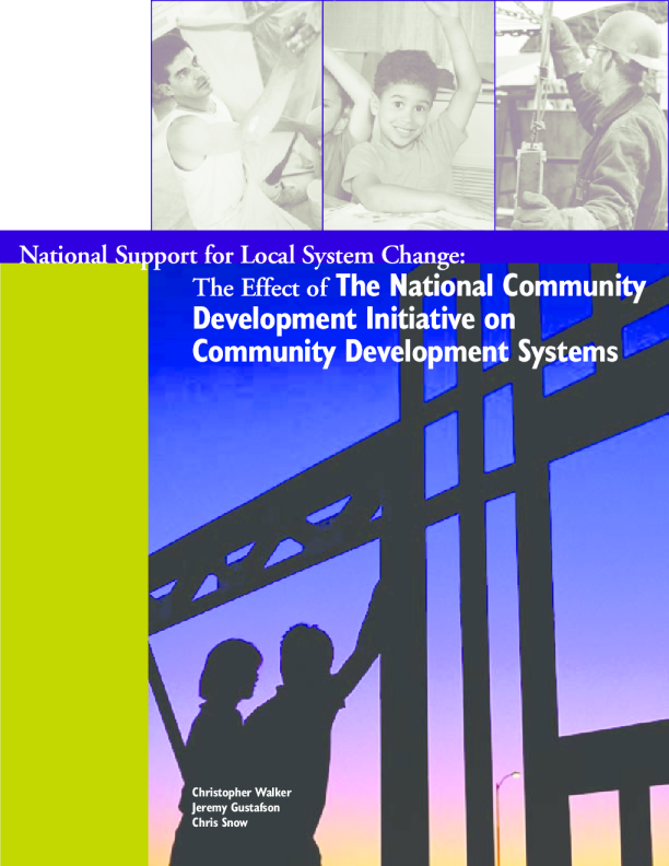 National Support for Local System Change