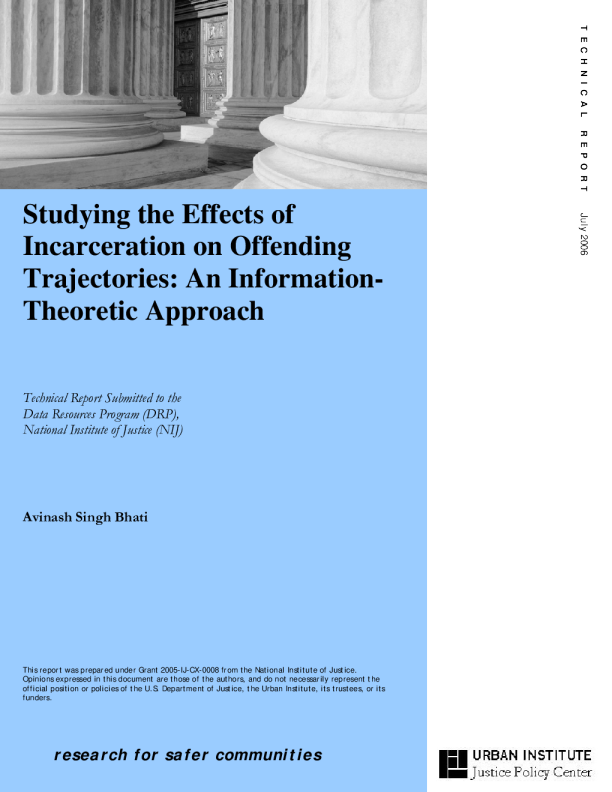 Studying the Effects of Incarceration on Offending Trajectories: An ...
