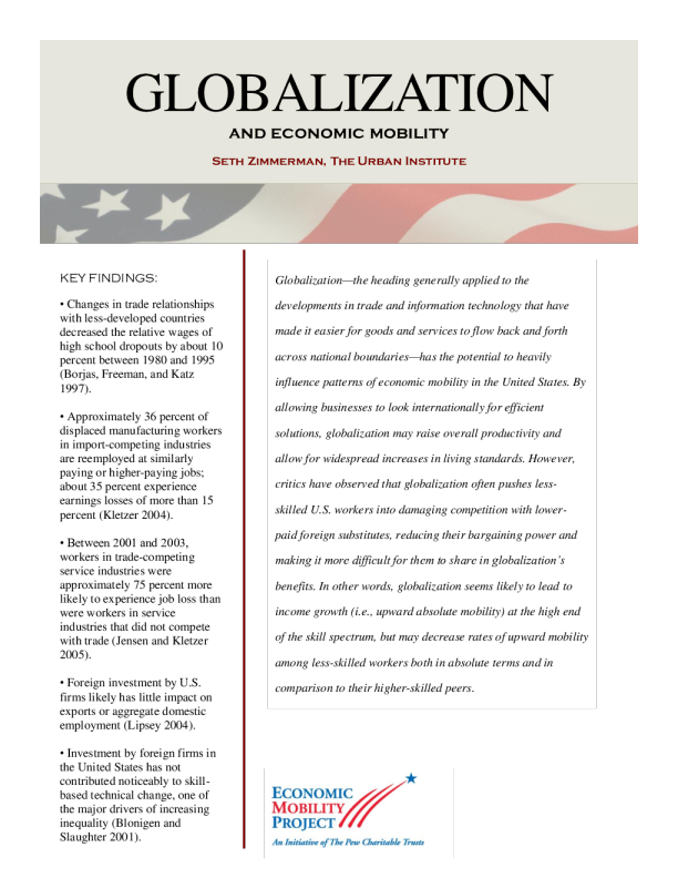 Globalization and Economic Mobility