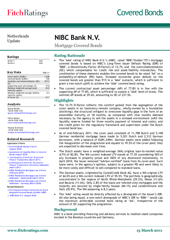 NIBC Bank N.V.