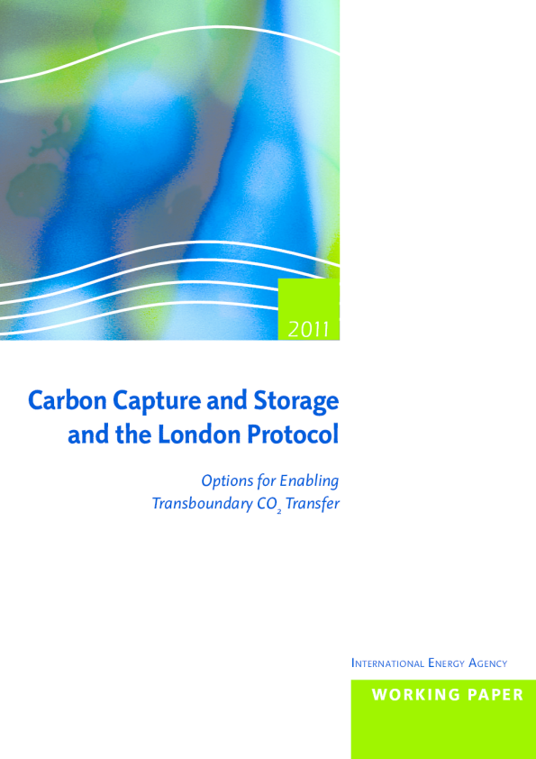 Carbon Capture and Storage and the London Protocol