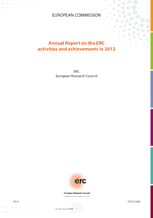 2012 年 ERC 活动和成就年度报告