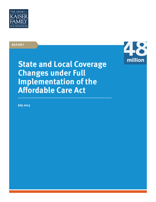 State and Local Coverage Changes Under Full Implementation of the ...