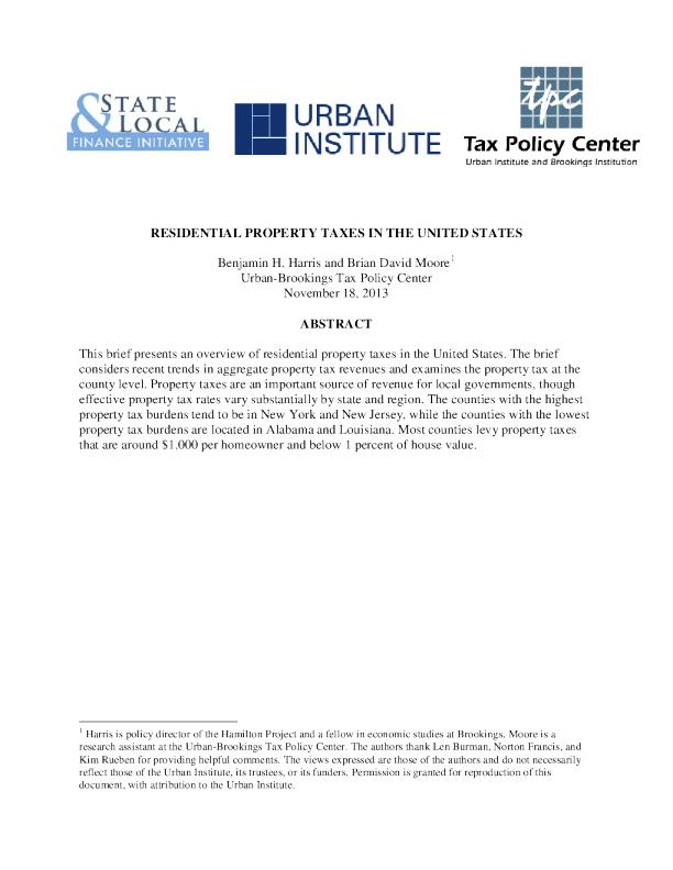 Residential Property Taxes In The United States residential-property-taxes-in-the-united-states