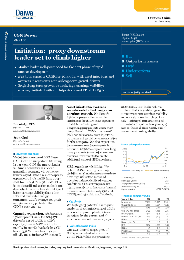 Initiation: proxy downstream leader set to climb higher