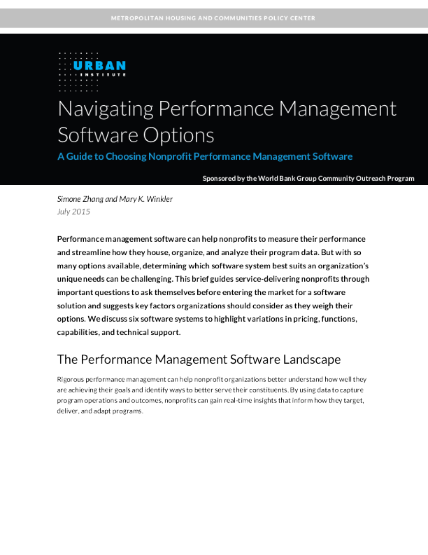 Navigating Performance Management Software Options