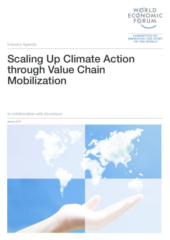 Scaling Up Climate Action through Value Chain Mobilization