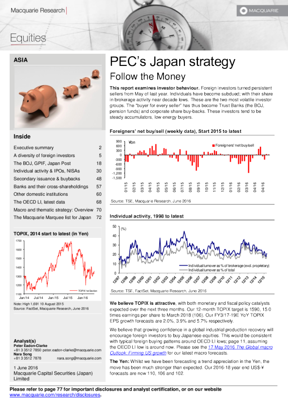 PEC’s Japan strategy Follow the Money