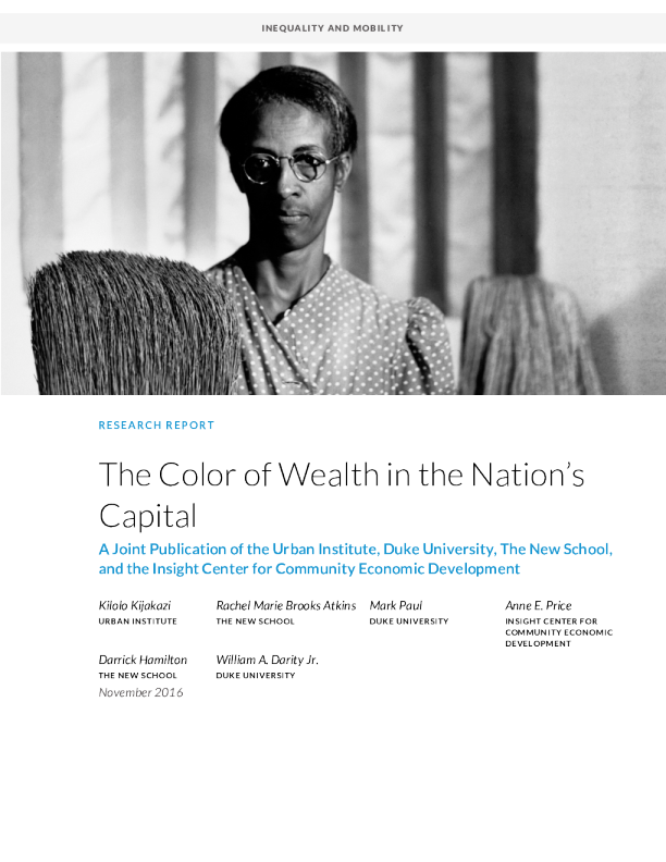 The Color of Wealth in the Nation’s Capital