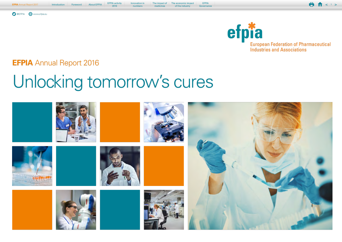 EFPIA 2016 年年度报告