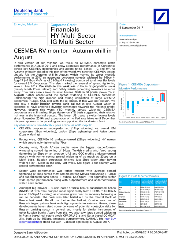 CEEMEA RV monitor - Autumn chill in August