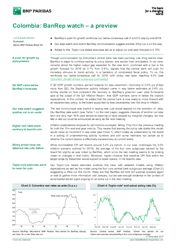 哥伦比亚：BanRep手表–预览