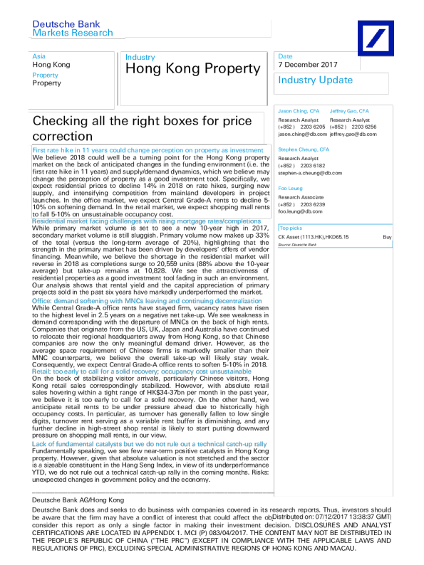 Checking all the right boxes for price correction