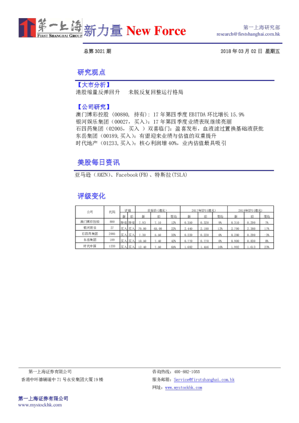 新力量NewForce总第3021期