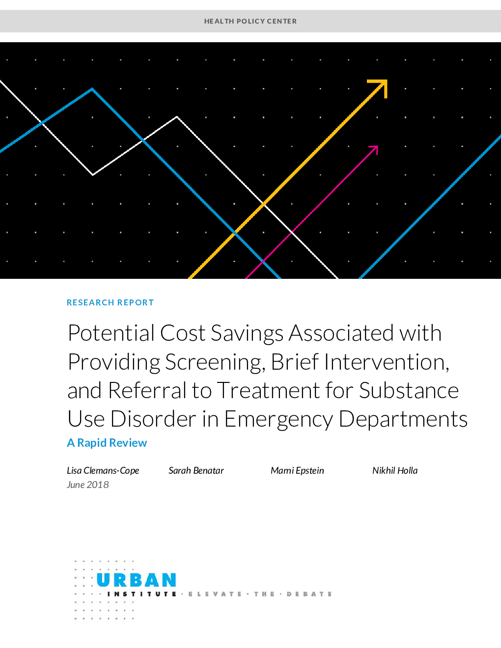 Potential Cost Savings Associated with Providing Screening, Brief ...