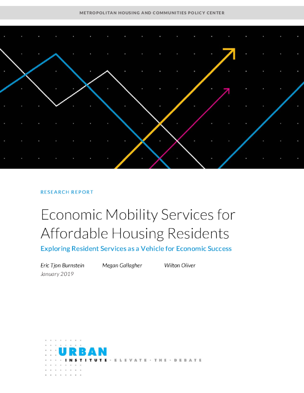 Economic Mobility Services for Affordable Housing Residents
