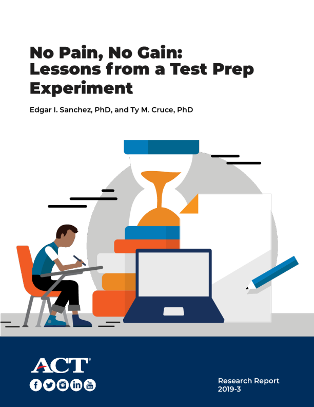 No Pain, No Gain: Lessons from a Test Prep Experiment
