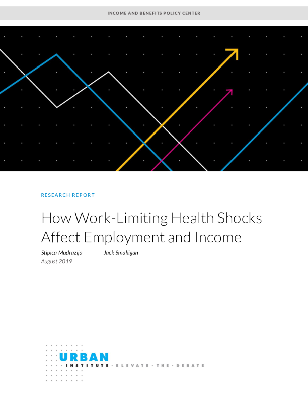 How Work-Limiting Health Shocks Affect Employment and Income