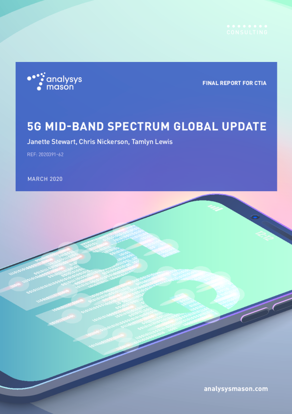 5G 中频段频谱全球更新