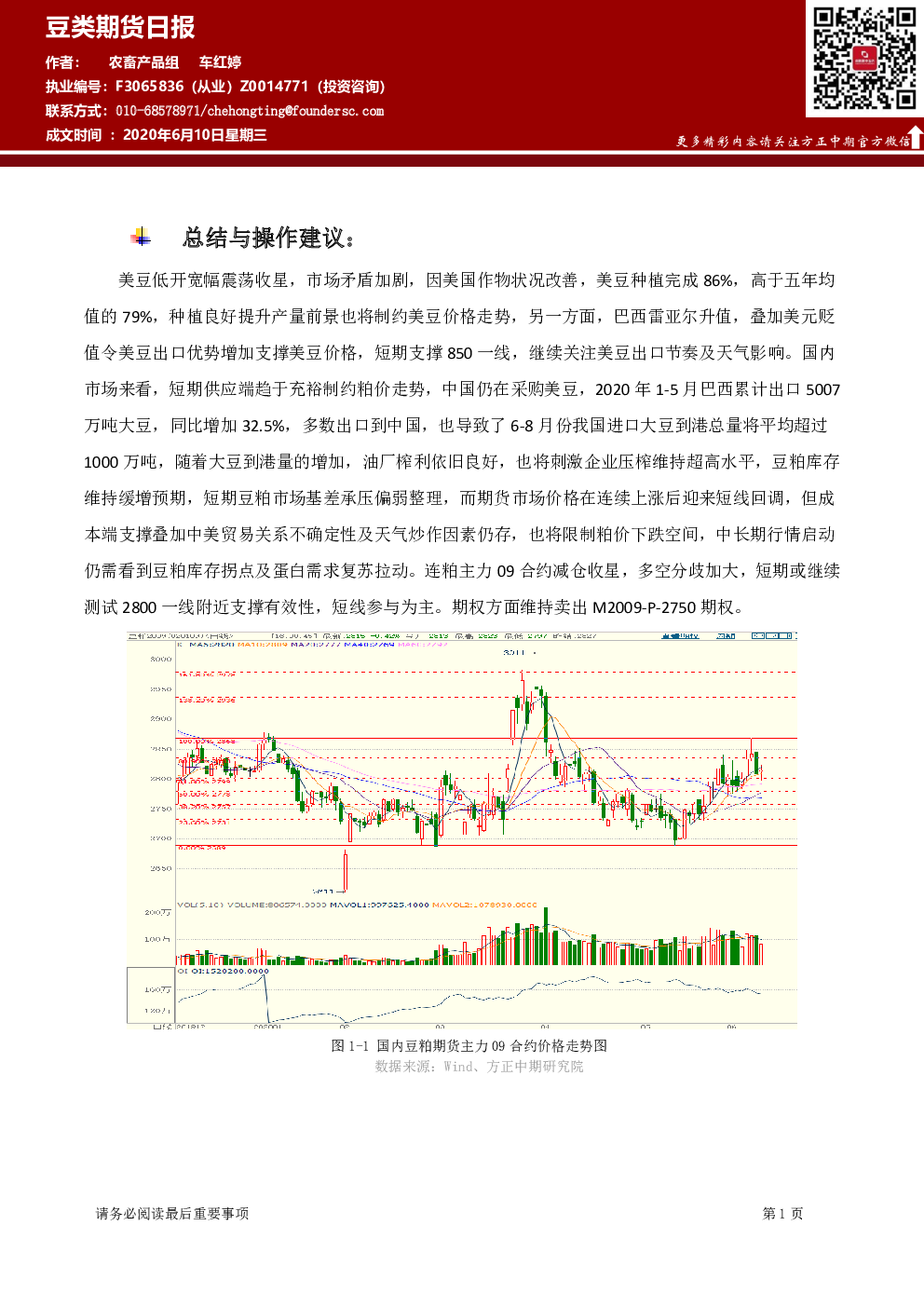 豆类期货日报