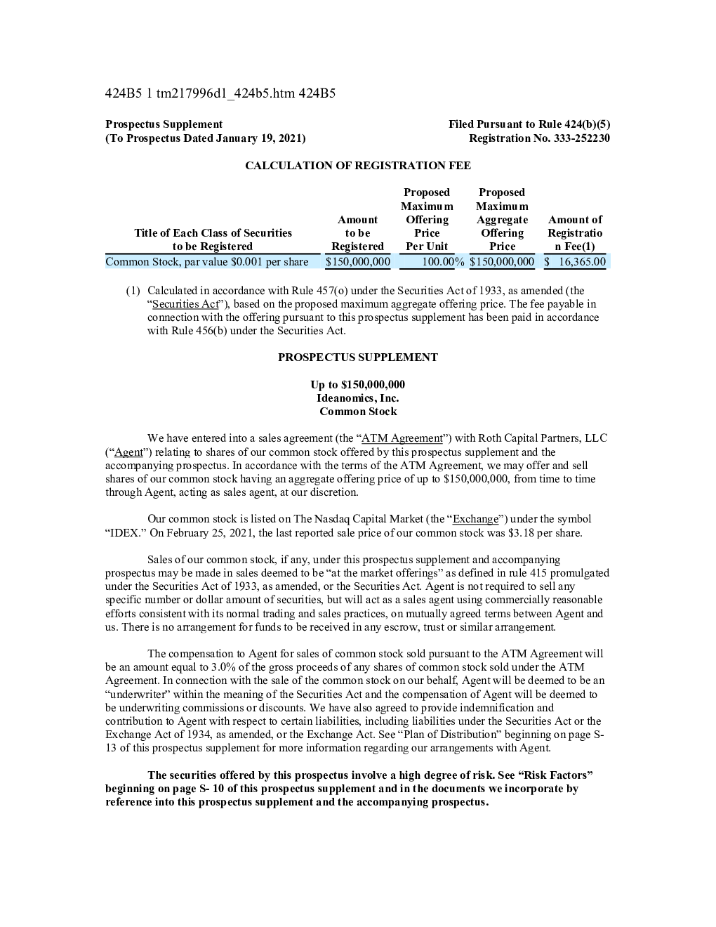 优点互动美股招股说明书(2021-03-01版)