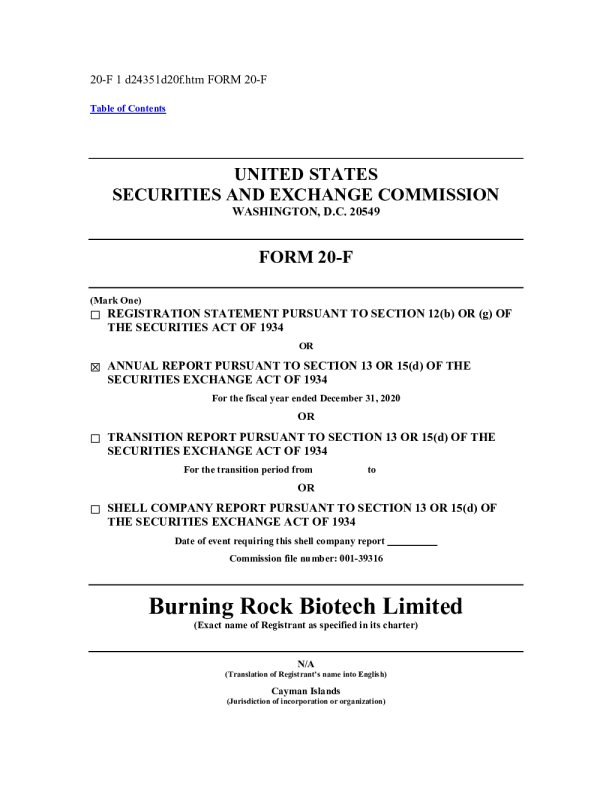 燃石医学2020年度报告