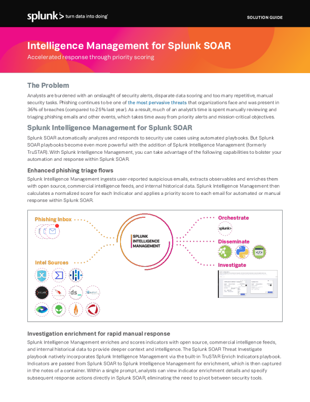 Splunk SOAR 的智能管理