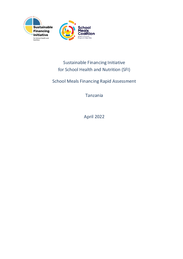 Sustainable Finance Initiative Country Case Study – Tanzania