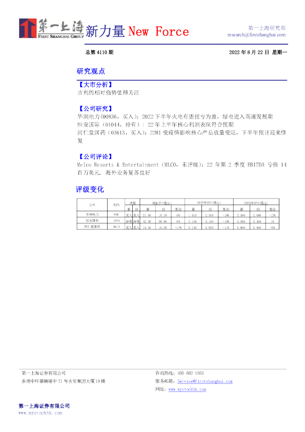 新力量New Force总第4110期
