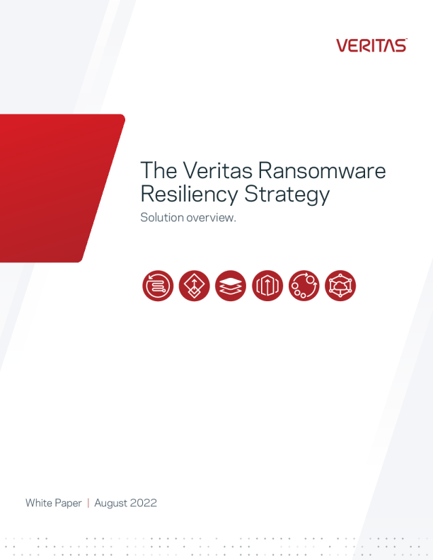 Veritas Ransomware 弹性