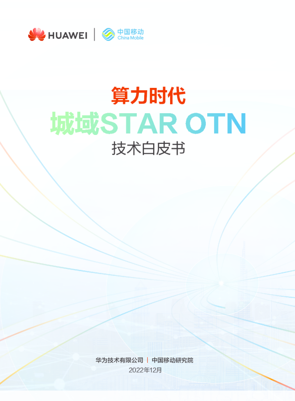算力时代城域STAR OTN技术白皮书