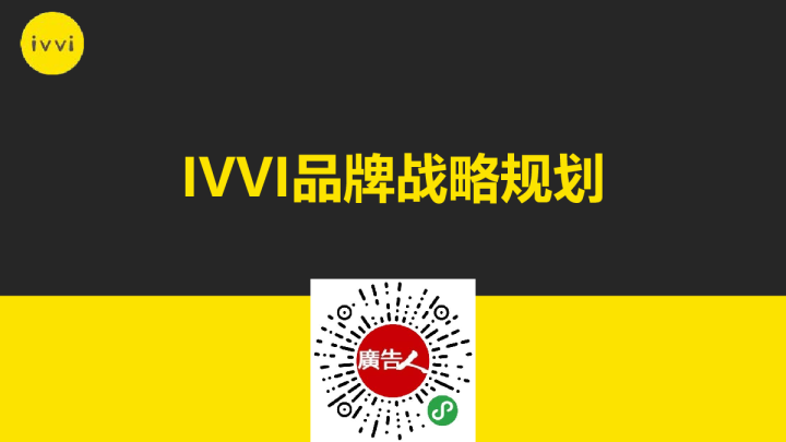 ivvi品牌战略规划方案