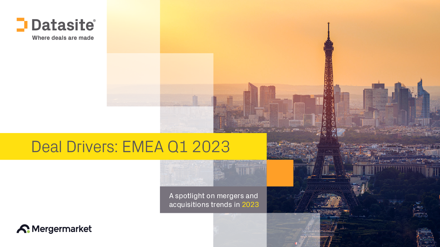 交易驱动因素：欧洲、中东和非洲地区 2023 年第一季度