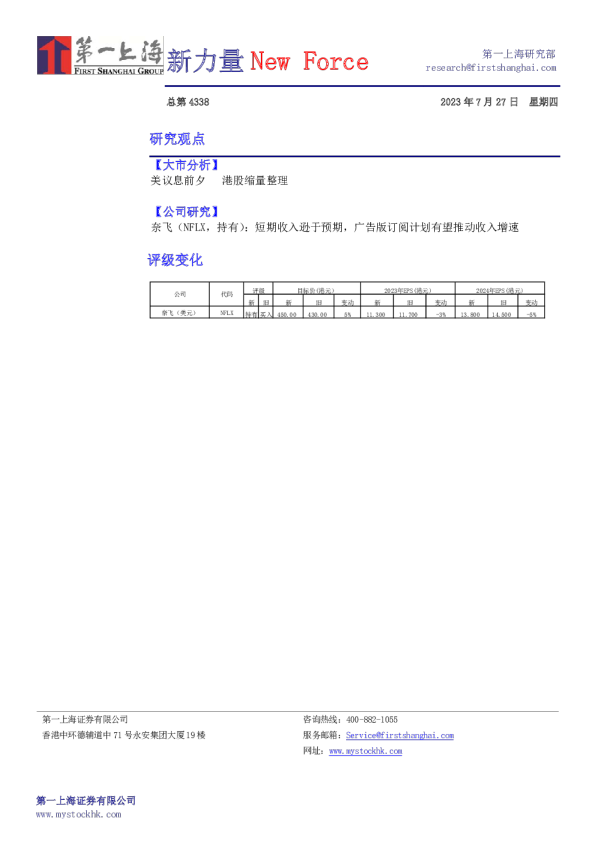 新力量New Force总第4338