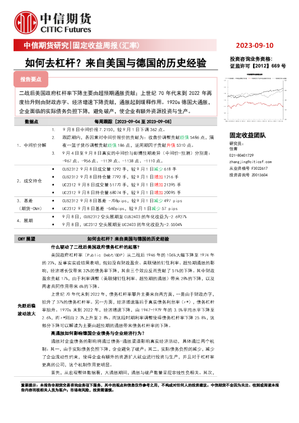 固定收益周报（汇率）：如何去杠杆？来自美国与德国的历史经验