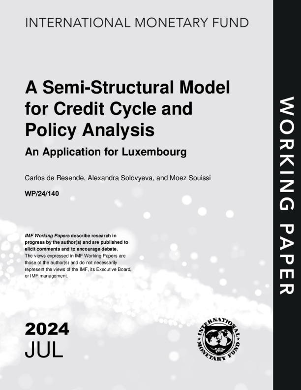 A Semi-Structural Model for Credit Cycle and Policy Analysis – An ...