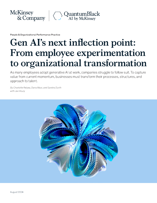 生成式AI的下一个转折点：从员工实验到组织变革