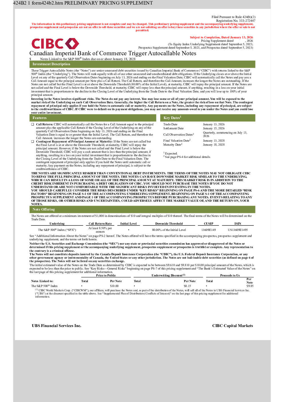 2026-01-13 美股招股说明书 李***